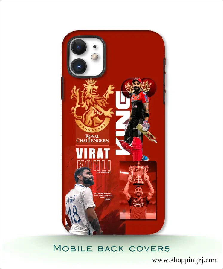 RCB MOBILE COVERS/ RCB VIRAT KHOLI MOBILE CASE RJ 3459 – Shopping RJ